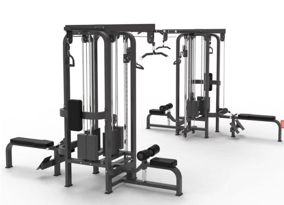 Commercial Heavy Duty 8 Station Multi-Jungle Gym – Nassau Sports
